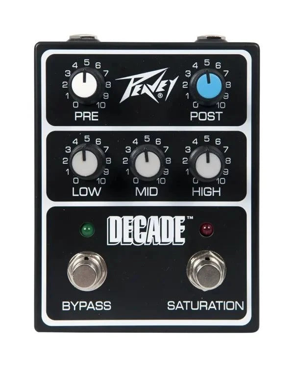 Peavey DECADE Preamp Pedal - Iconic 1980s Guitar Tone in a Pedal